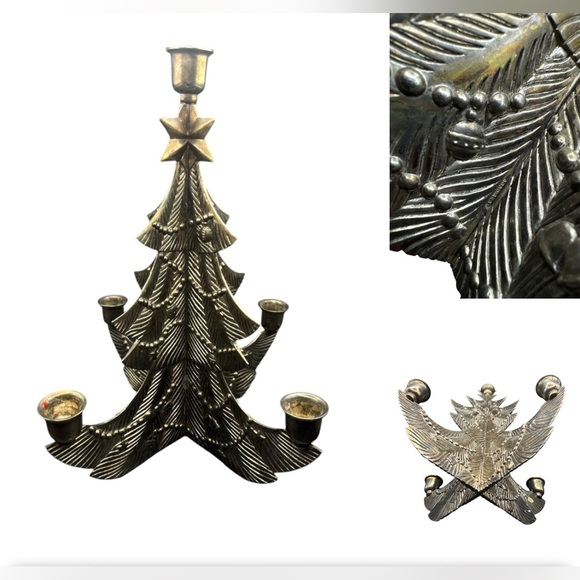 Godinger | Accents | Vintage Godinger Silver Plated Christmas Tree With ...